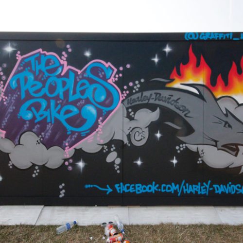 Harley Davidson – Live Art - Graffiti Life