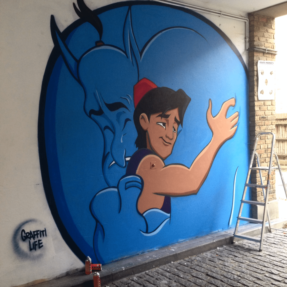 "You're Free Now Genie" - Graffiti Artists' Robin Williams Tribute ...